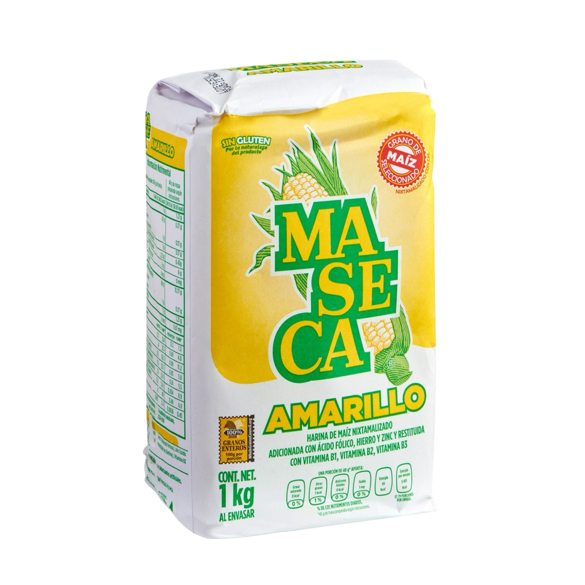 Yellow Masa-Harina, 1 kg Maseca — Picado Mexican