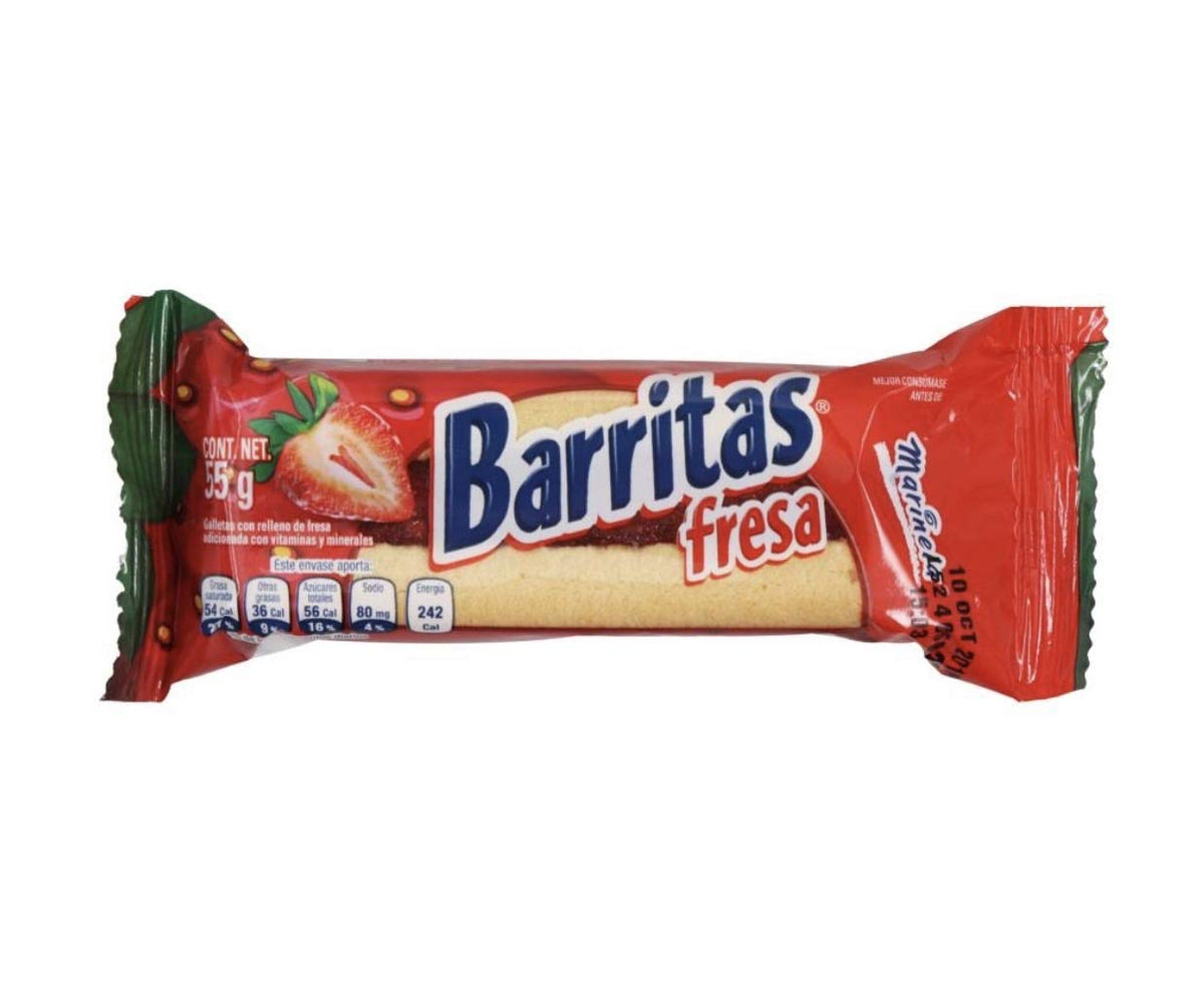 Strawberry Barritas, 55 g — Picado Mexican